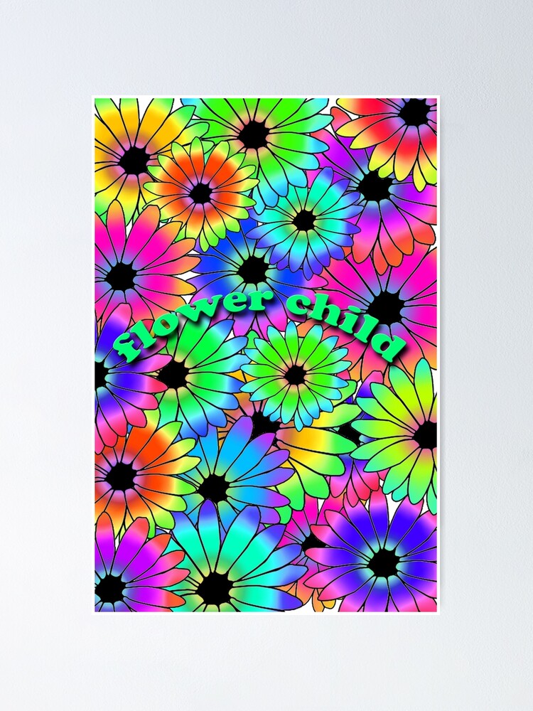 "Flower child" Poster by mreedd | Redbubble
