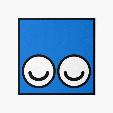 "Kubi - the square emoticons - DaBaDee, the sleeping face" Art Board ...