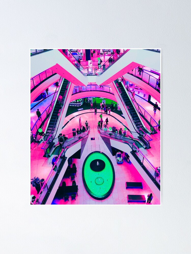"Vaporwave Retro Mall Aesthetic 80s Mallsoft Pink" Poster for Sale by ...