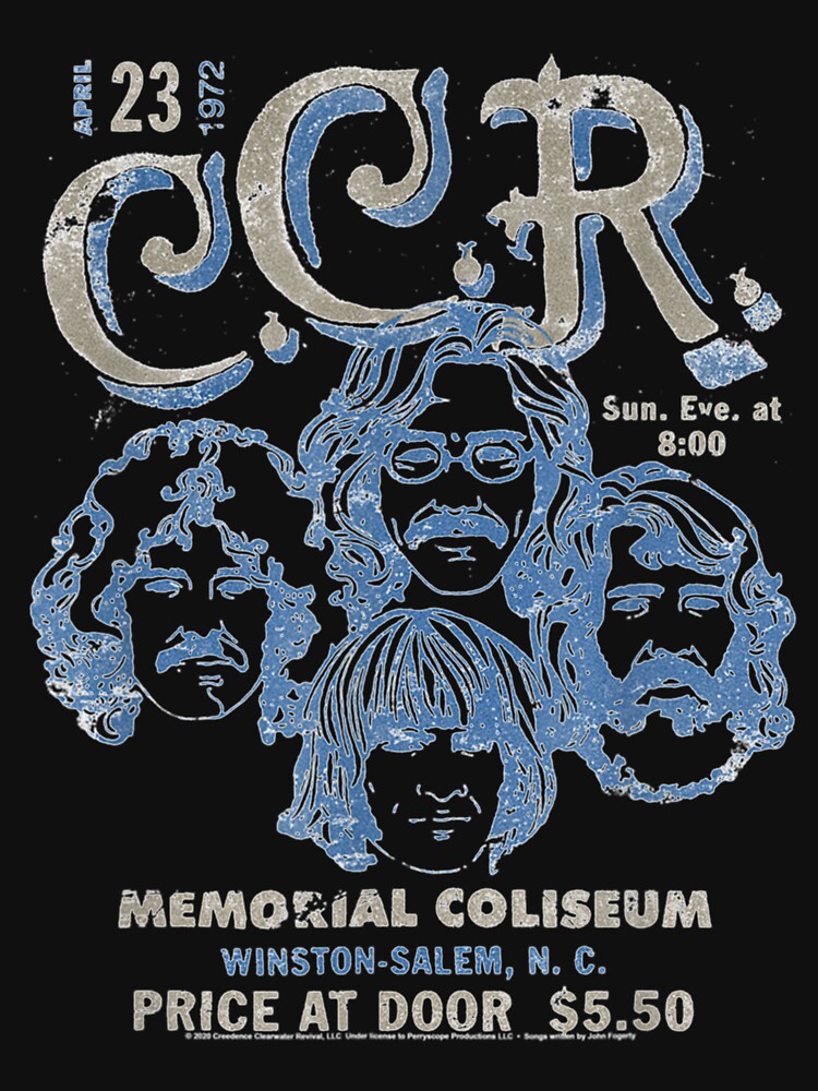 John Fogerty UK Tour T-Shirt 2023, Creedence Clearwater Revival Band, John Fogerty Album Concert ...