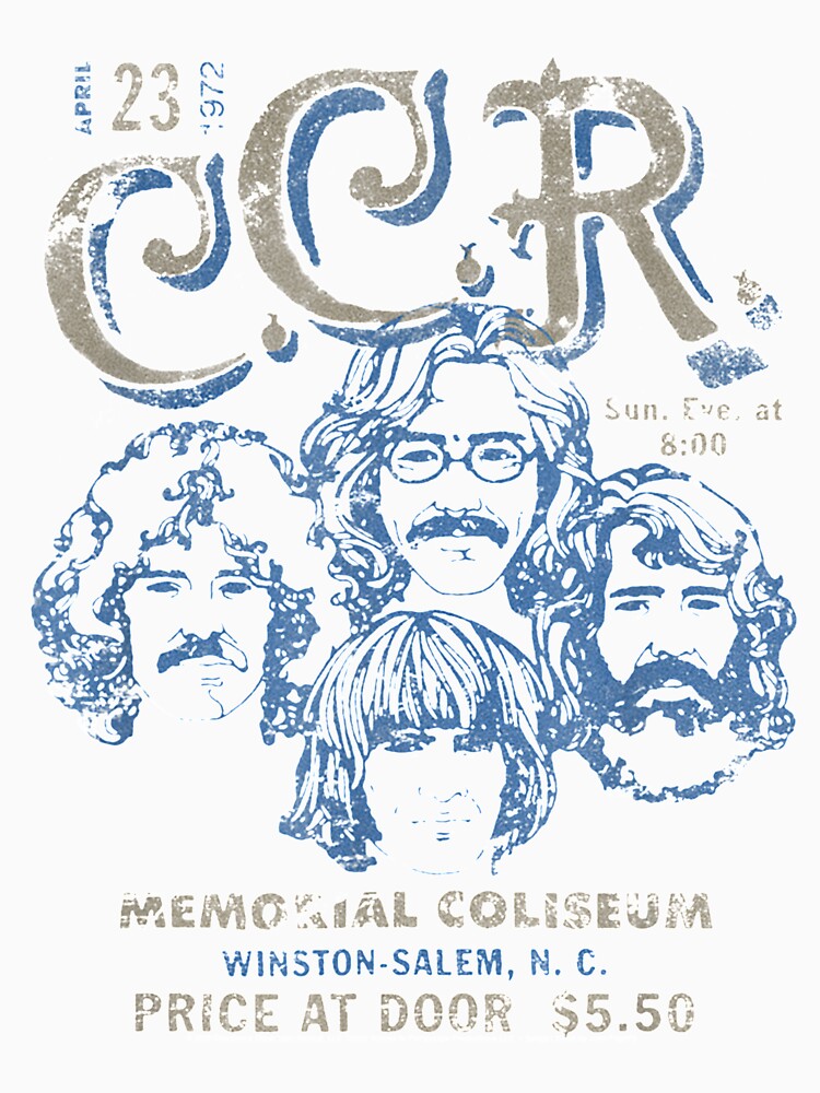 John Fogerty UK Tour T-Shirt 2023, Creedence Clearwater Revival Band ...