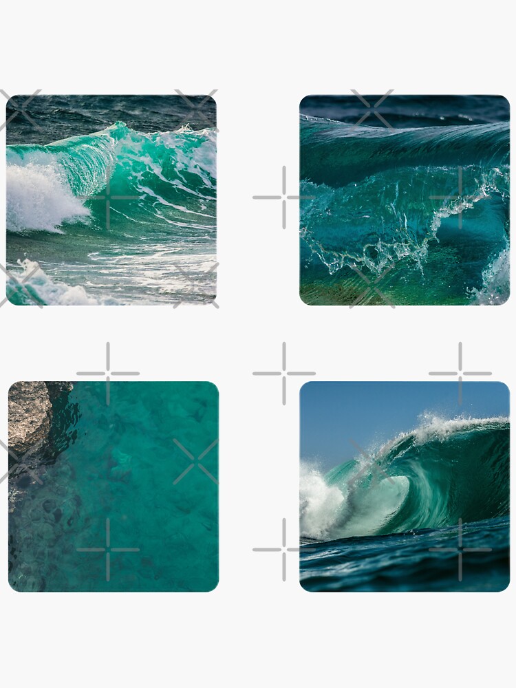 "Blue Ocean Sticker Pack" Sticker for Sale by StickersAllOver | Redbubble
