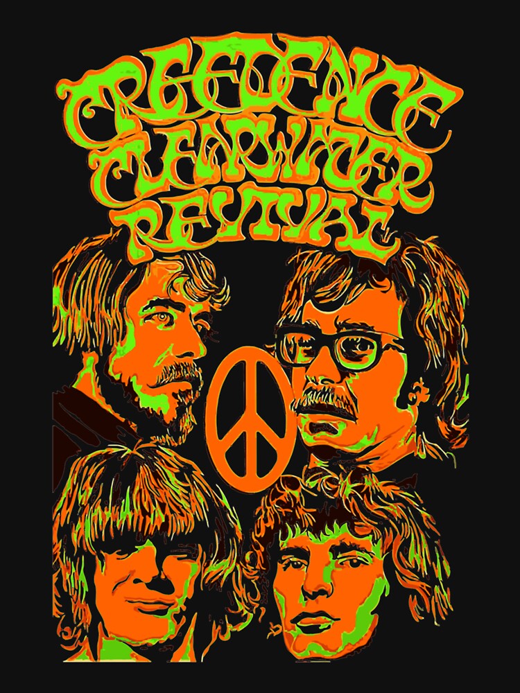 "Official Merchandise of Creedence Clearwater Revival " T-shirt for ...