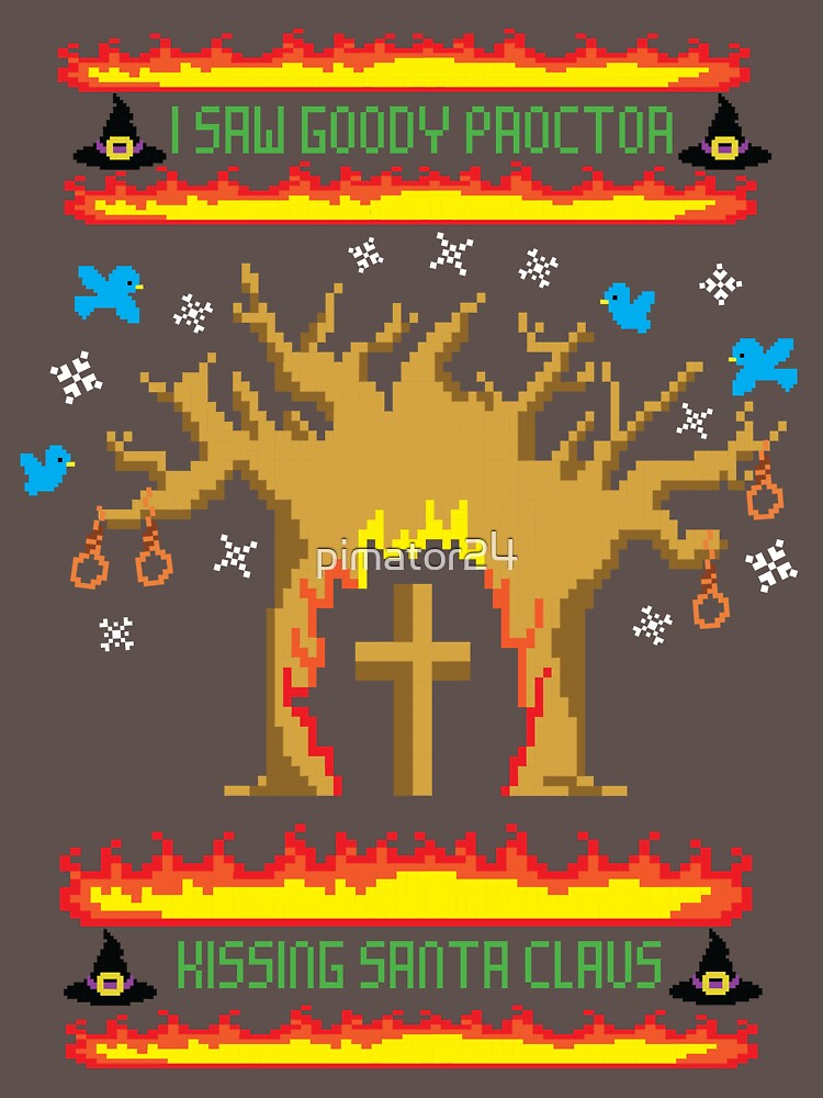 "Goody Proctor Kissing Santa Claus" T-shirt for Sale by pimator24 ...