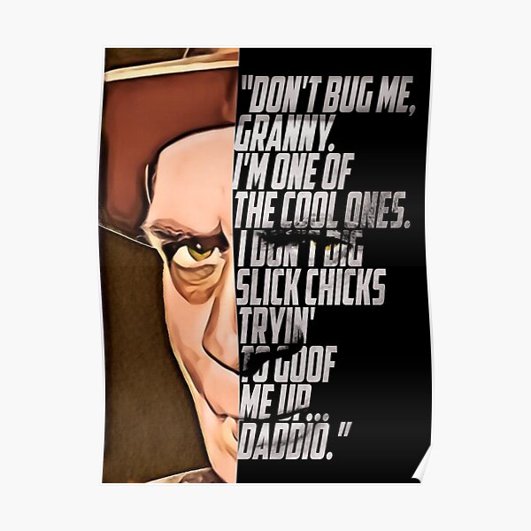 "Characters quotes Lt.Arthur Tragg(PM)" Poster for Sale by Veespa ...