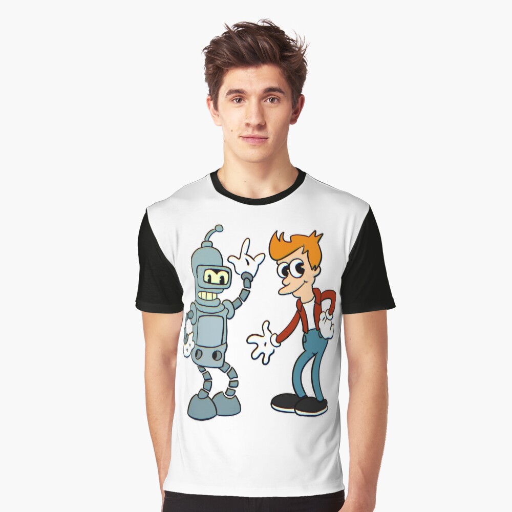"BENDER AND FRY" Sticker by Megatu | Redbubble