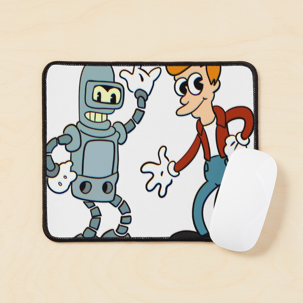 "BENDER AND FRY" Sticker by Megatu | Redbubble