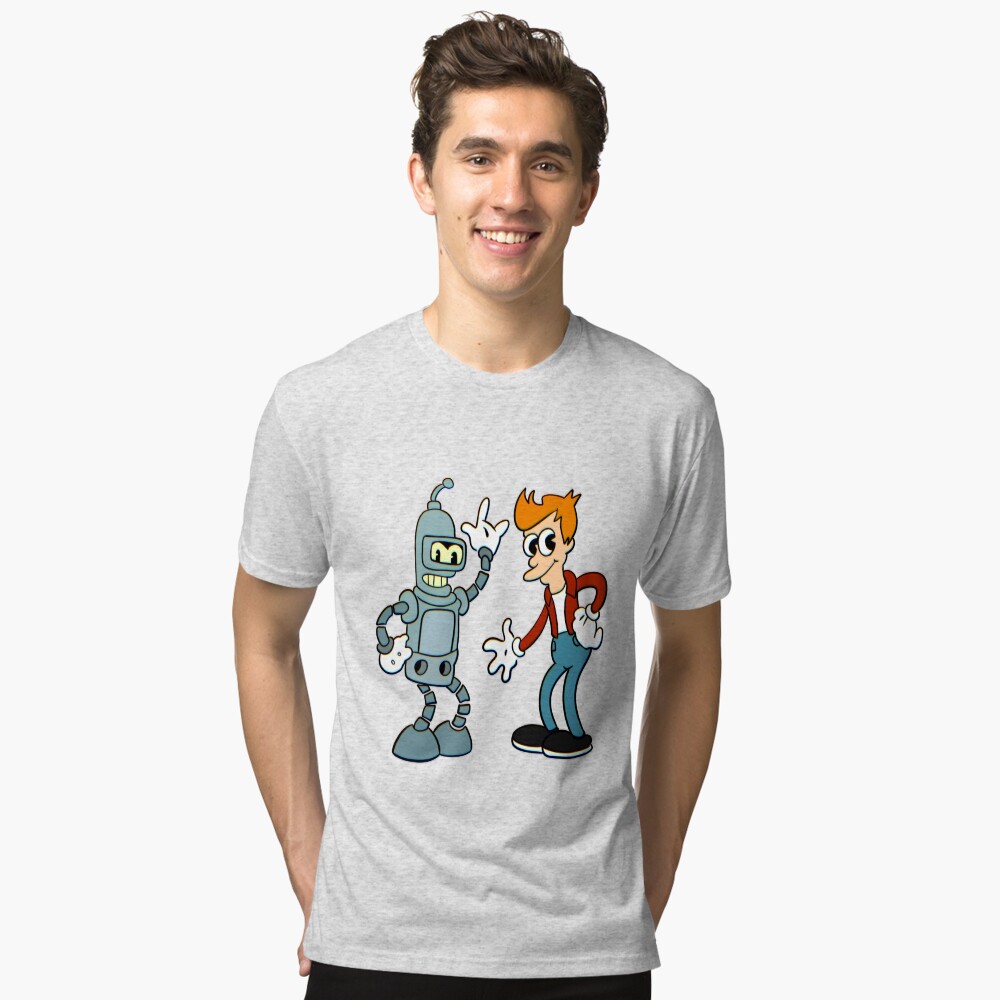 "BENDER AND FRY" Sticker by Megatu | Redbubble