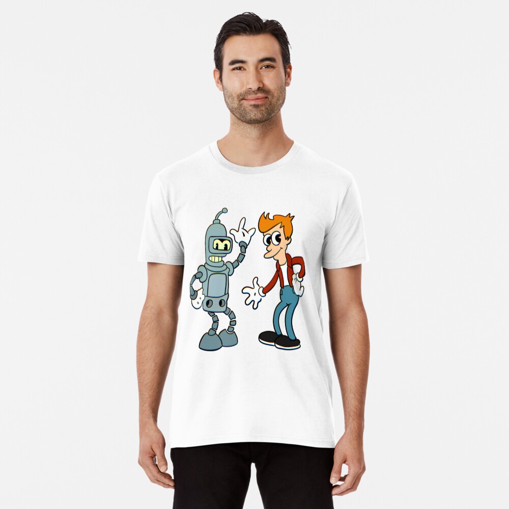 "BENDER AND FRY" Sticker by Megatu | Redbubble