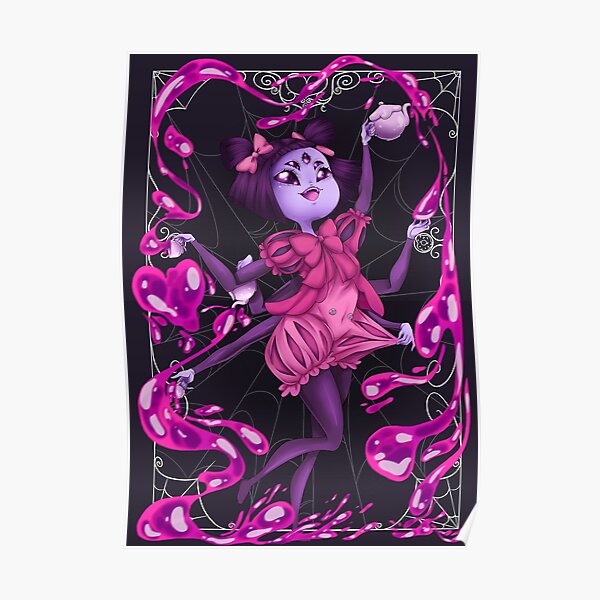 "Muffet" Poster for Sale by birbwaifu | Redbubble