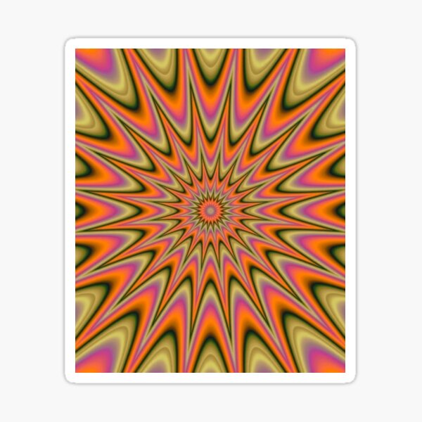 "Optical Illusion" Sticker for Sale by Ksaavet | Redbubble