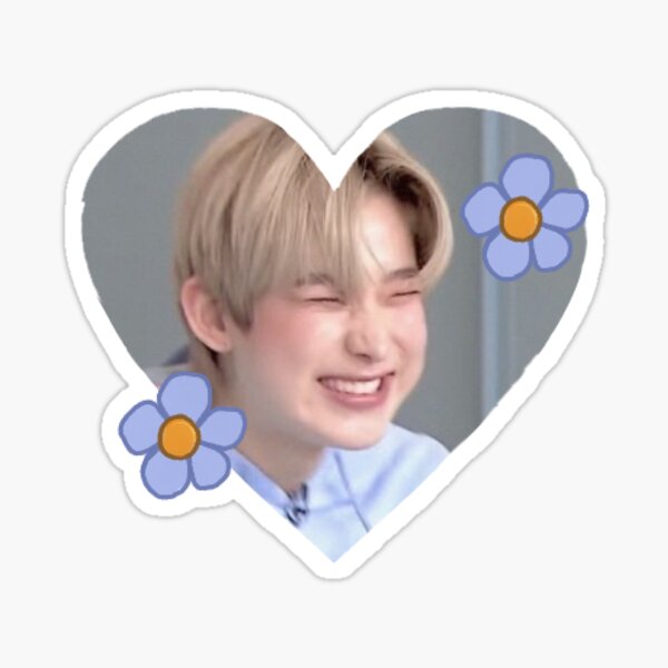 "Sunoo Flowers Heart" Sticker for Sale by gabbycake | Redbubble