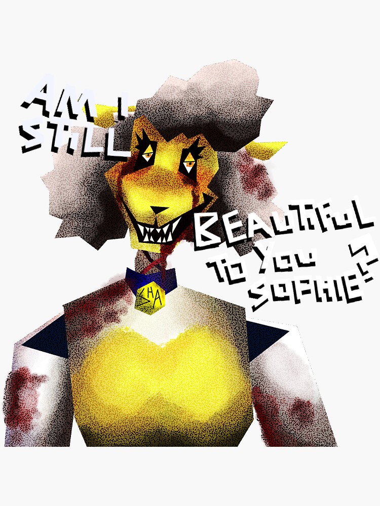 "Sha the Sheep" Sticker for Sale by UnintentionalO | Redbubble