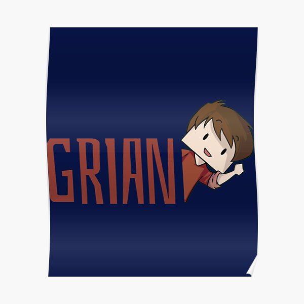 "Grian " Poster for Sale by LYNCH-CADSN | Redbubble