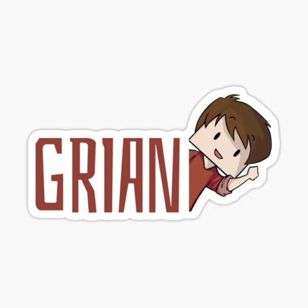 "Grian " Sticker for Sale by LYNCH-CADSN | Redbubble