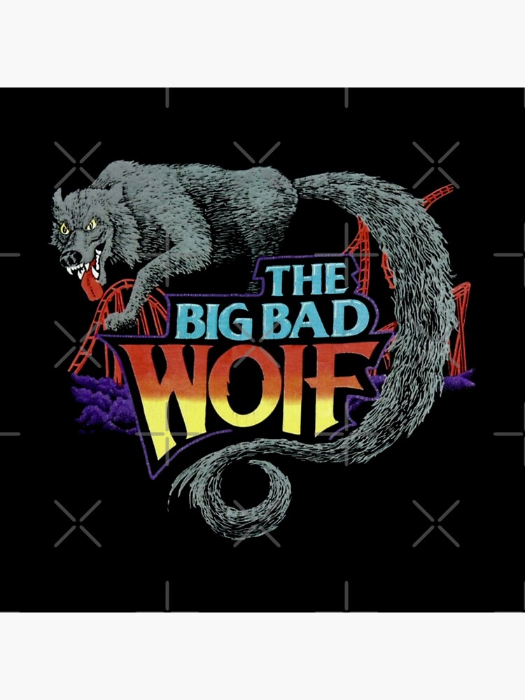 "The Big Bad Wolf" Sticker for Sale by Pop-Pop-P-Pow | Redbubble