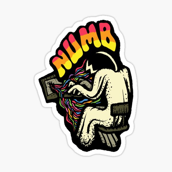 "Numb Programmer" Sticker by Callmejohn | Redbubble
