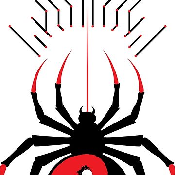 "Yin yang spider" Sticker for Sale by neomacos | Redbubble