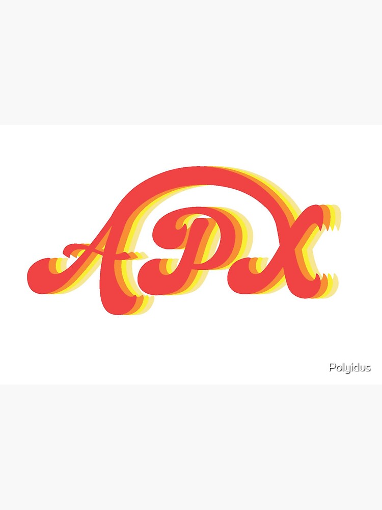 "APX Retro" Sticker for Sale by Polyidus | Redbubble