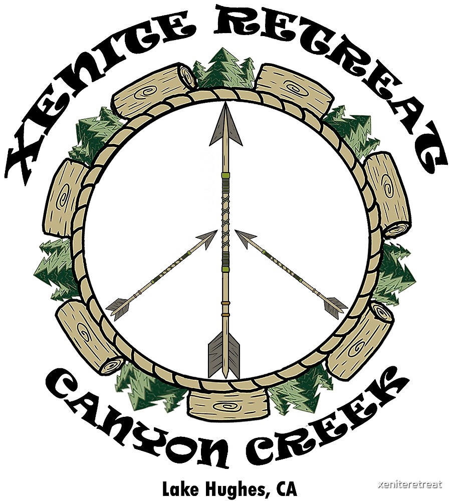 "Peace, Love, Xenite Retreat" by xeniteretreat | Redbubble