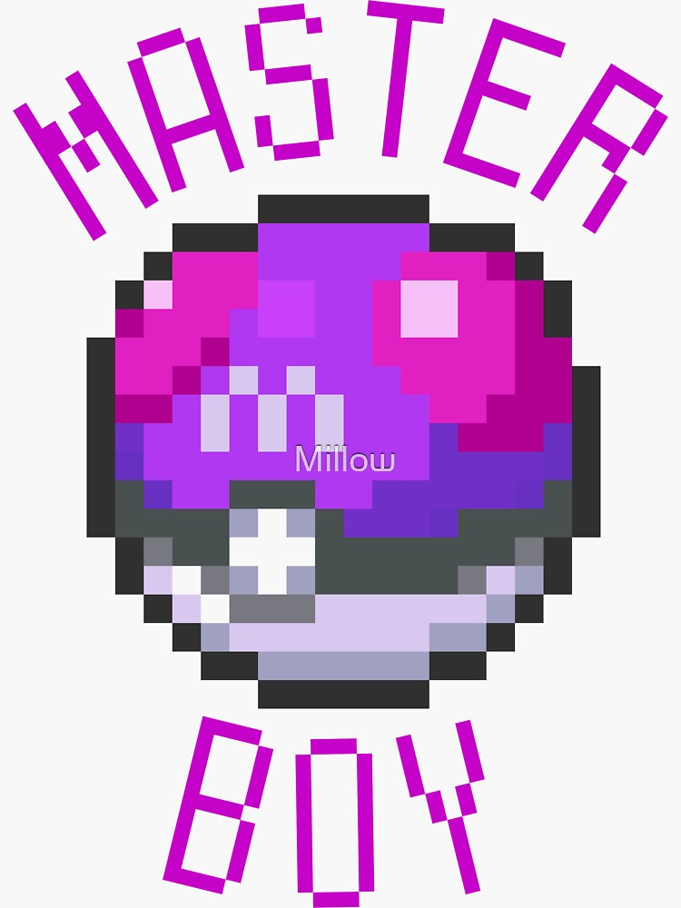 "Master Boy" Sticker for Sale by Millow | Redbubble