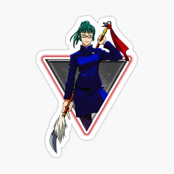 "MAKI ZENIN" Sticker for Sale by TRIANGLEDOWN | Redbubble