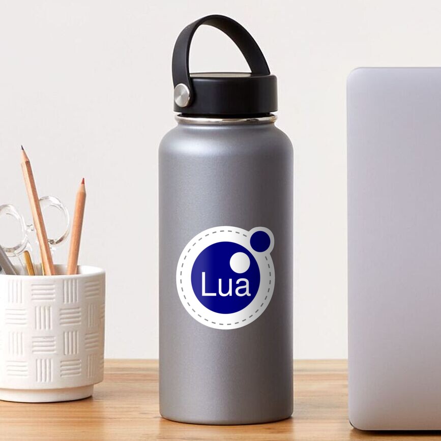 "Lua Logo" Sticker for Sale by willthomps | Redbubble