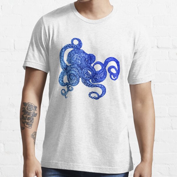 "Ombre Octopus" T-shirt for Sale by ECMazur | Redbubble | octopus t ...
