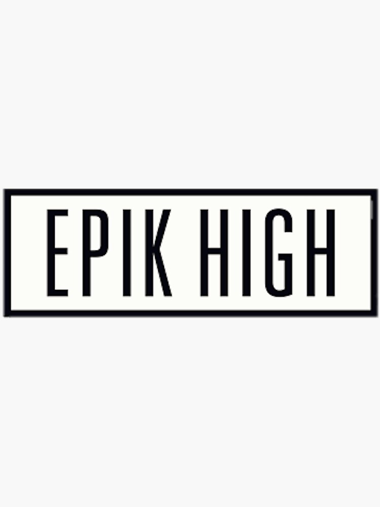 "epik high" Sticker for Sale by Ruissikaa | Redbubble