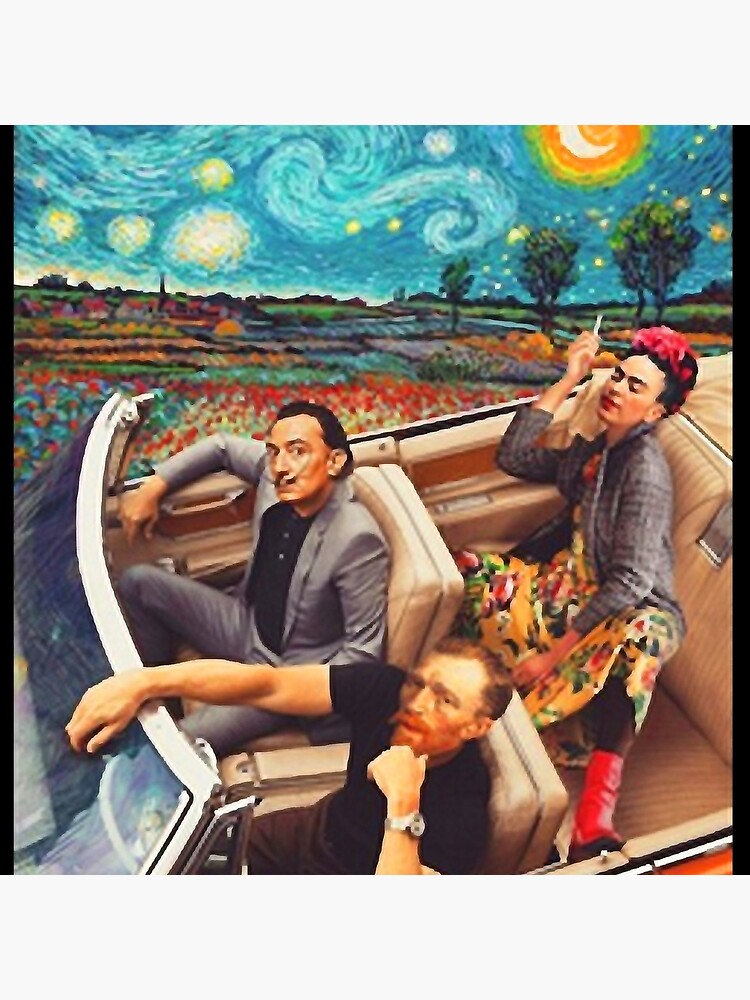 "Famous Artists, vincent van gogh, frida kahlo, salvador dali, banksy ...
