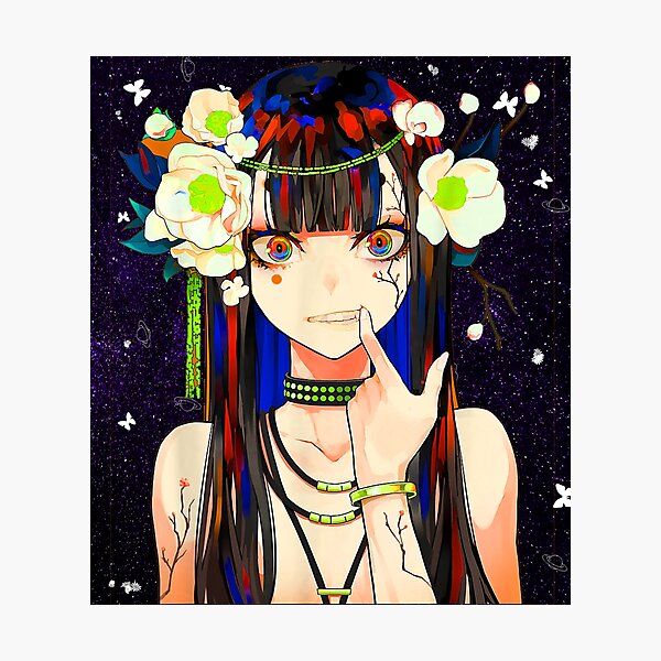 "Anime Girl Waifu Japanese Aesthetic Kawaii Otaku" Photographic Print ...