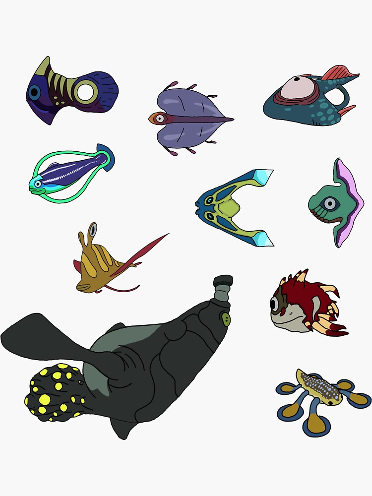 "Subnautica Safe Shallows" Sticker for Sale by Vivacious-Bee | Redbubble