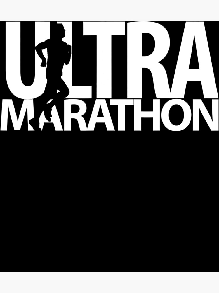 "Ultramarathon Ultra Running 50K 100K I Endurance Race Runner" Poster ...