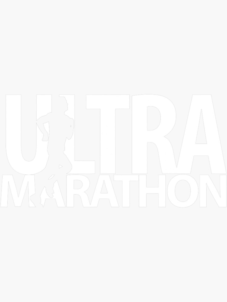 "Ultramarathon Ultra Running 50K 100K I Endurance Race Runner" Sticker ...
