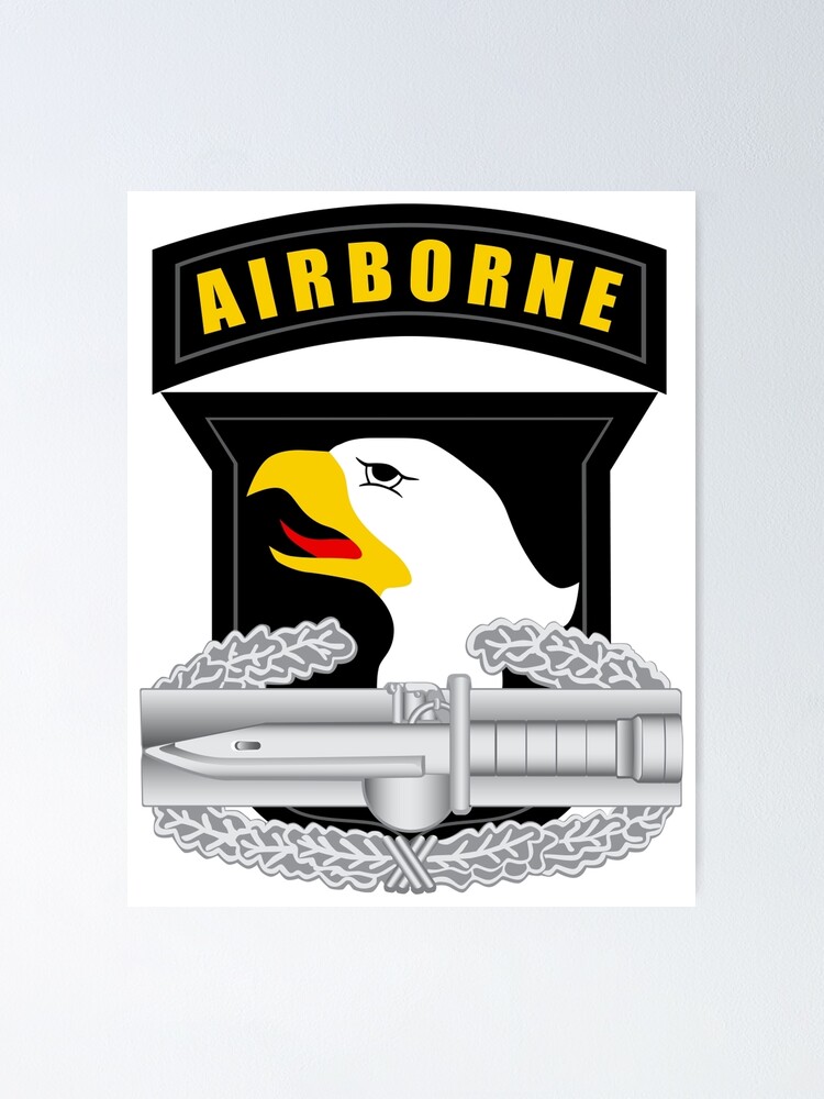 "101st Airborne Combat Action Badge (CAB)" Poster for Sale by jcmeyer ...