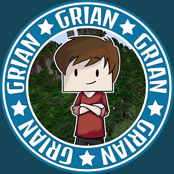 "Grian" Sticker for Sale by PAUL-DSNCA | Redbubble