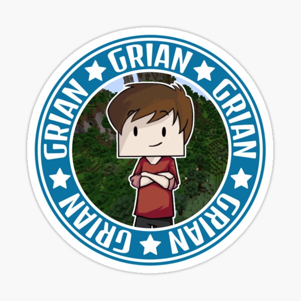"Grian" Sticker for Sale by PAUL-DSNCA | Redbubble