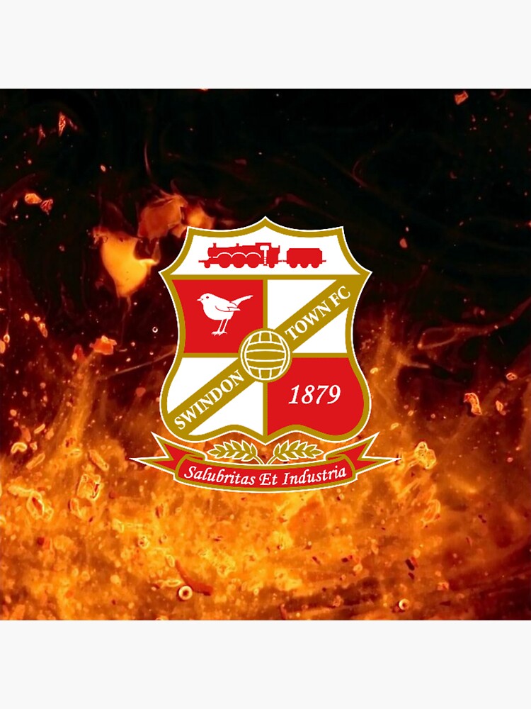 "swindon town" Sticker for Sale by sabierzeza | Redbubble