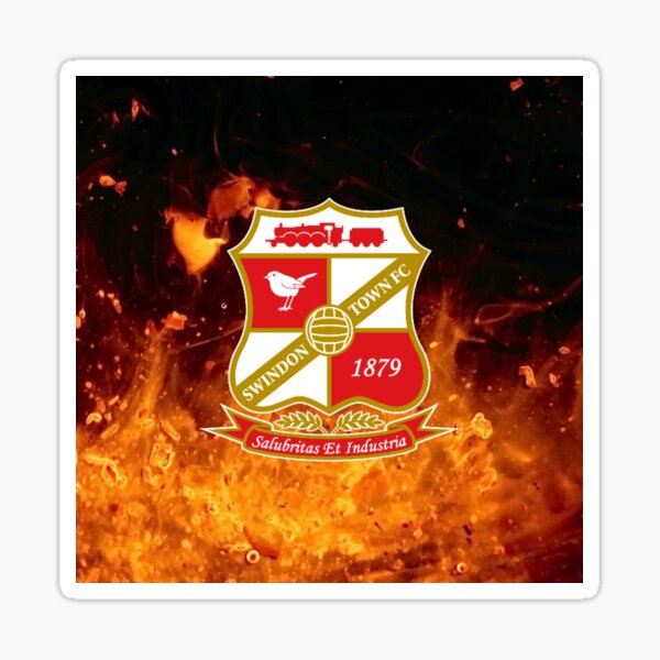 "swindon town" Sticker for Sale by sabierzeza | Redbubble