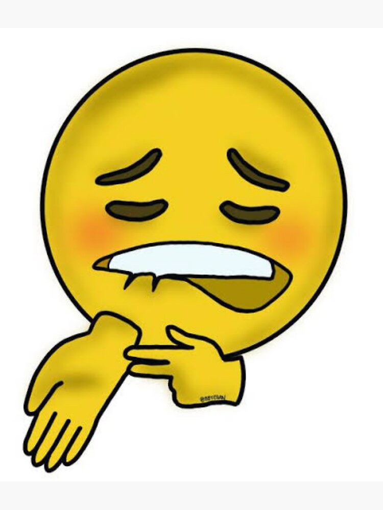 "Sheesh Emoji" Sticker for Sale by GR8-ART | Redbubble