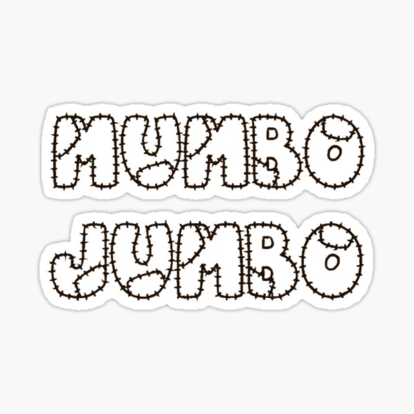 "Mumbo Jumbo " Sticker for Sale by PAUL-DSNCA | Redbubble