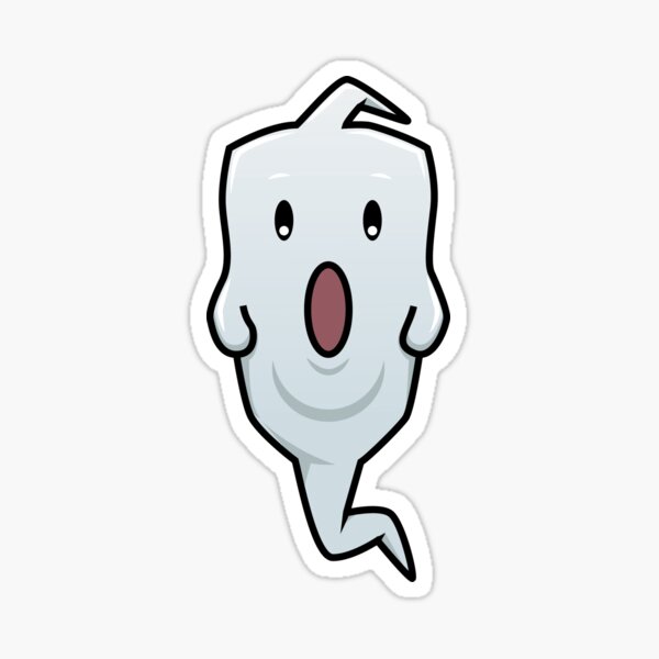 "Surprise Ghost Emoji" Sticker for Sale by mejyam204 | Redbubble