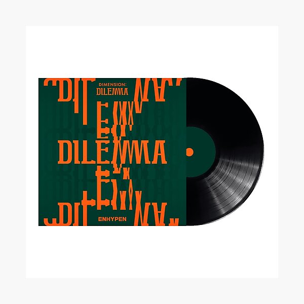 "ENHYPEN Dilemma Vinyl" Photographic Print by enhahaypen | Redbubble