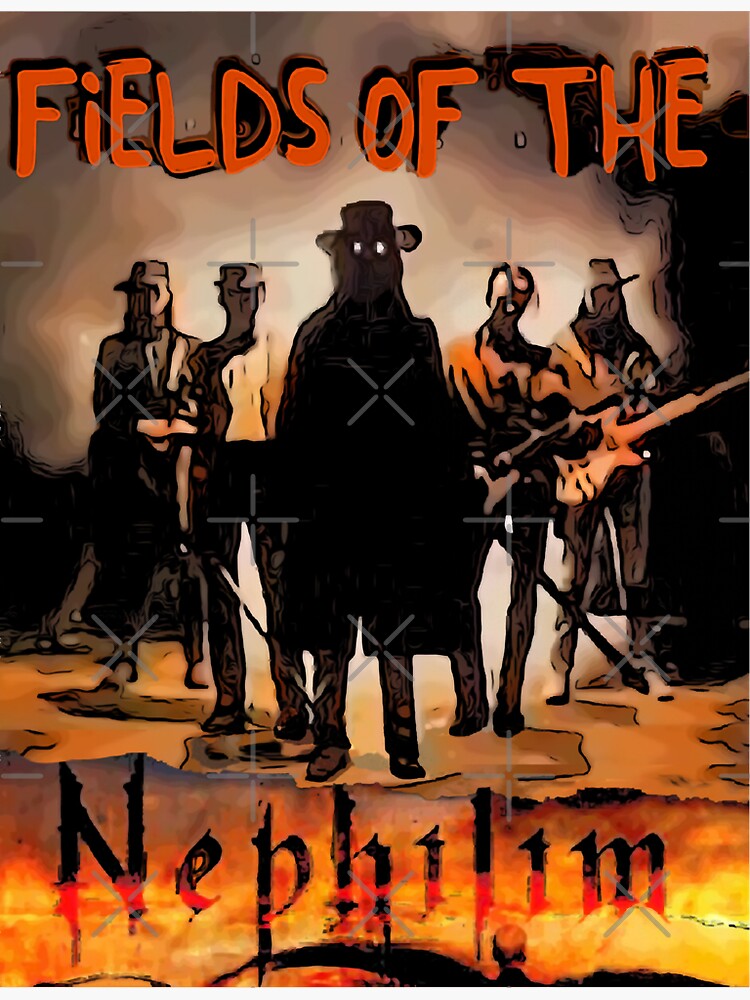 "Fields Of The Nephilim For Her Light The Nephilim Retro" Sticker for ...