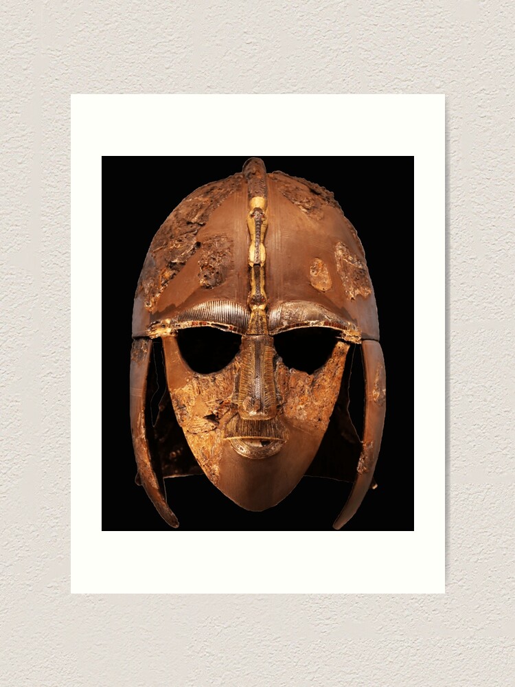 "HELMET. Anglo Saxon. Sutton Hoo. King Raedwald of East Anglia. Classic ...