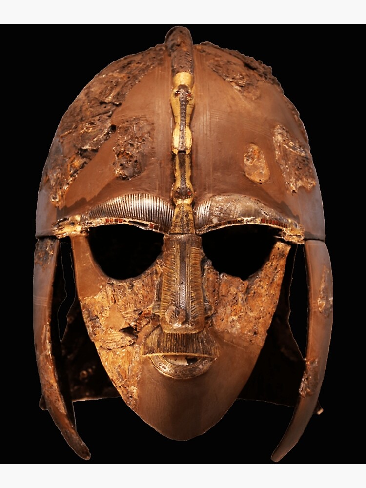 "HELMET. Anglo Saxon. Sutton Hoo. King Raedwald of East Anglia. Classic ...