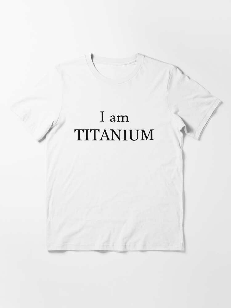 "Titanium (black)" T-shirt for Sale by HelenCat | Redbubble | titanium ...