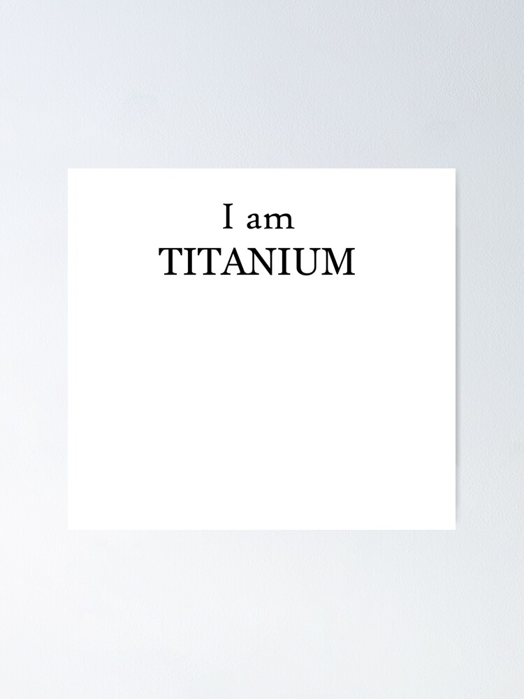 "Titanium (black)" Poster by HelenCat | Redbubble