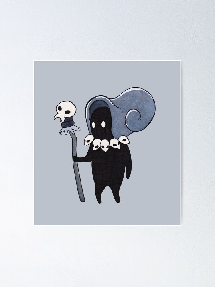 "Snail Shaman Hollow Knight Fanart" Poster by Myrtille-chan | Redbubble