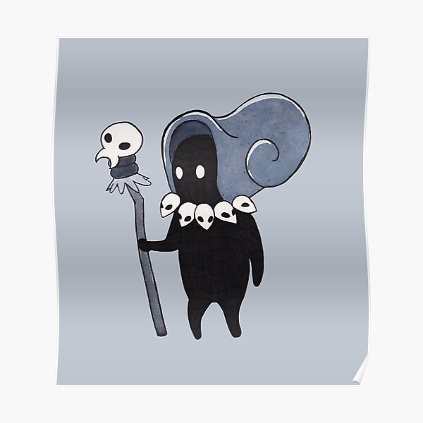 "Snail Shaman Hollow Knight Fanart" Poster by Myrtille-chan | Redbubble